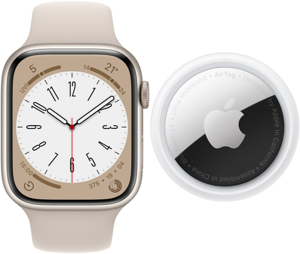 Apple Watch Series 8 (45mm)+AirTag Smartwatch polarstern online kaufen ...