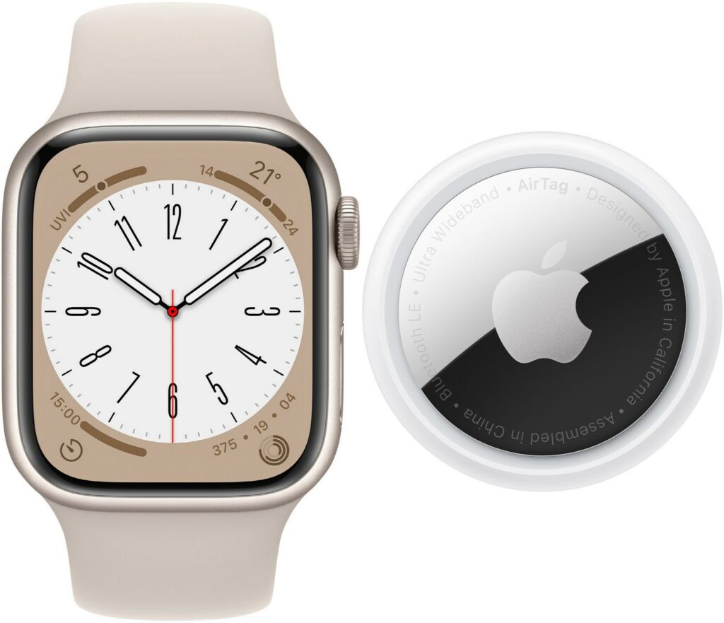 Apple Watch Series 8 (41mm)+AirTag Smartwatch polarstern hier online ...